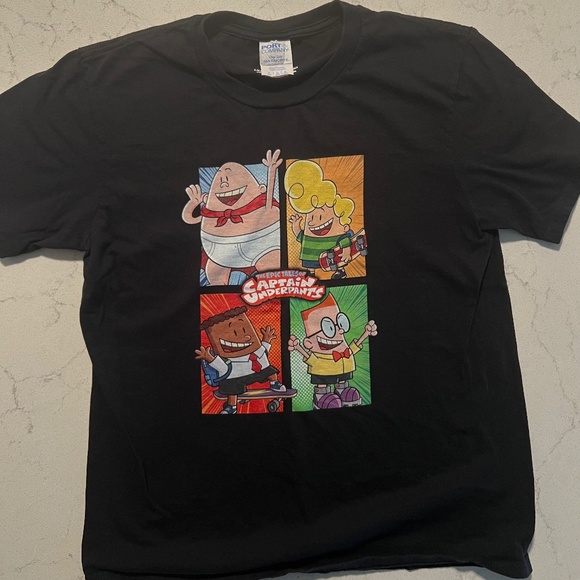 Dreamworks | Shirts & Tops | Dreamworks Captain Underpants Boys Tee ...